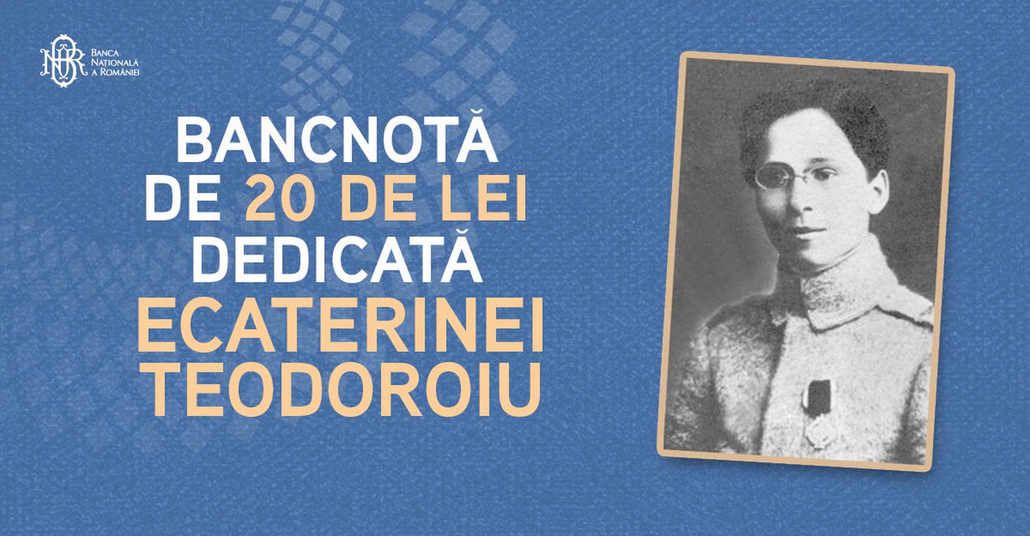 Ecaterina Teodoroiu va fi prima personalitate feminină de pe o bancnotă ...